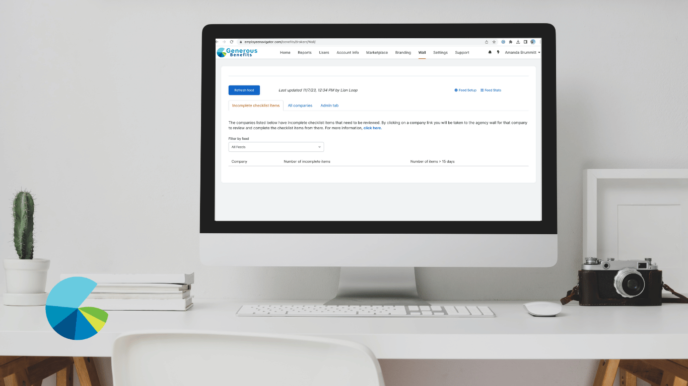 Using the "Wall" Inside Employee Navigator | Generous Benefits